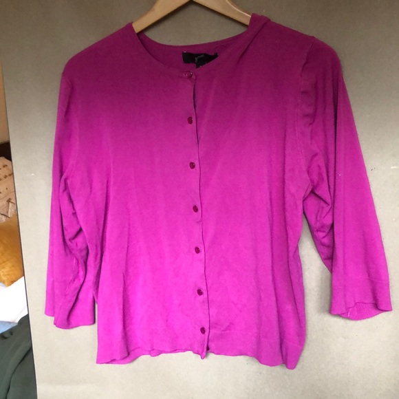 GNW | Sweaters | Bright Pink Button Up Cardigan | Poshmark
